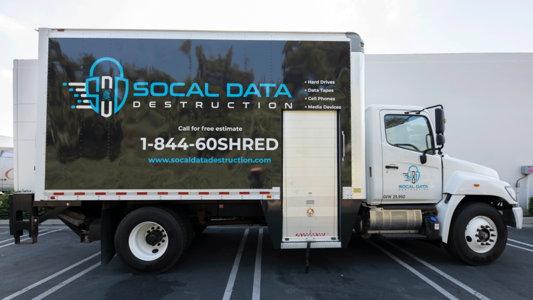 Hard Drive NSA Degaussing Orange County, Los Angeles & Nearby